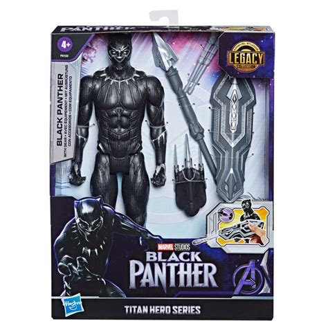 Avengers Titan Hero Black Panther Series Deluxe Blast Gear Action Figu