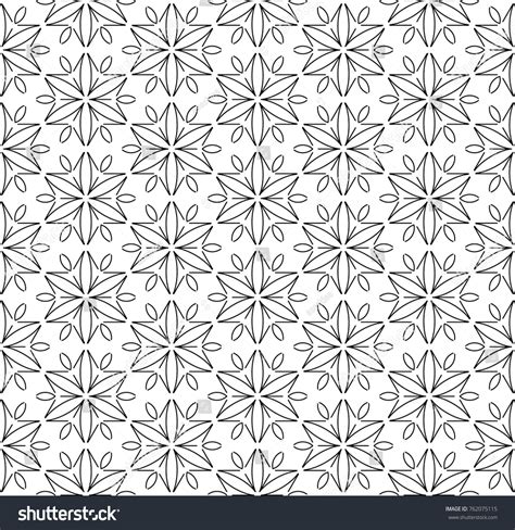 Seamless Hexagonal Line Modular Pattern Vector Stock Vector Royalty Free 762075115 Shutterstock