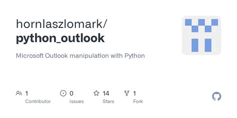 Github Hornlaszlomark Python Outlook Microsoft Outlook Manipulation