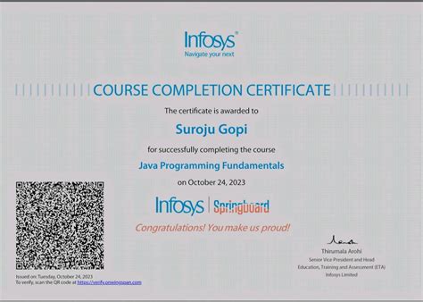 gopi suroju on linkedin successfully completing the course java