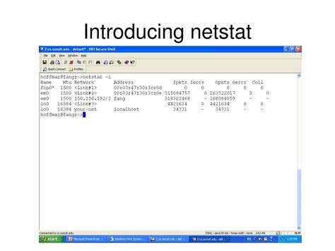 PPT Using Netstat For Performance Analysis PowerPoint Presentation Free Download ID 1308131