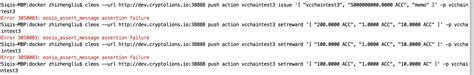 not able to debug error 3050003 eosio assert message assertion