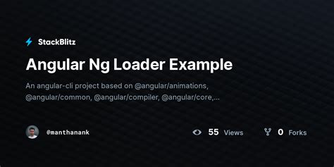 Angular Ng Loader Example Stackblitz