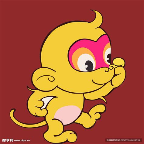 可爱小猴卡通形象设计图其他动漫动画设计图库昵图网