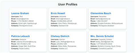 How To Use Json Placeholder In A React Js Project Dev Community