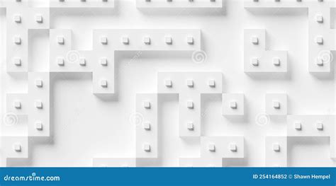 Random Inset Rounded White Cube Boxes Or Bricks Block Background