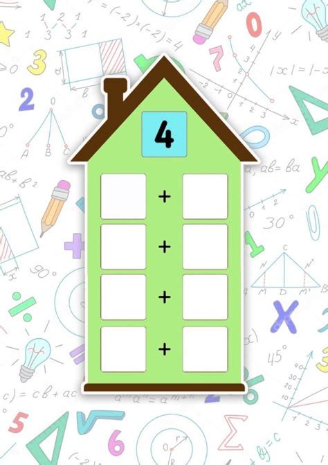 Карточки Состав чисел первого десятка Уроки письма Преподавание математики Задания на