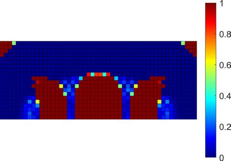 Topology Optimization Results Of The Rectangular Plate In Example 2 Download Scientific Diagram