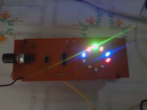 Running Led Lampu Kejar Kejaran Menggunakan Ic Ne555 Dan Ic 4017 Dengan Kalibrasi Melalui