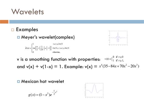 PPT Wavelets PowerPoint Presentation Free Download ID 3803859