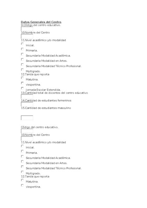 Caso Del Cinis Tarea Del Derecho Datos Generales Del Centro 9ódigo Del Centro Educativo 10