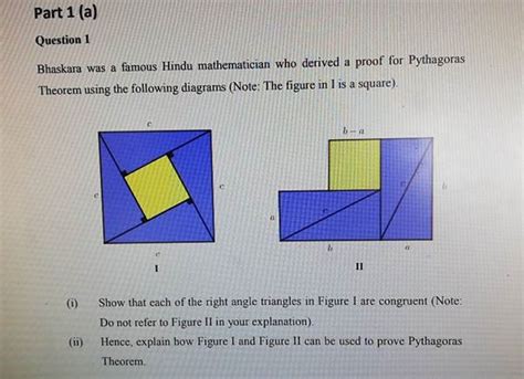 Solved Part 1 A Question 1 Bhaskara Was A Famous Hindu