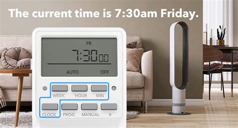 Hbn 7 Day Digital Timer With Countdown Setting Heavy Duty Electrical Socket Plug 20 On Off