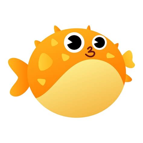 Poisson Globe Clipart Vecteur Premium