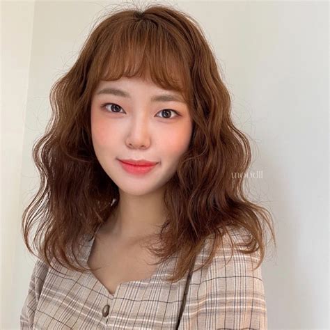 2022 여자 중단발펌 플라워펌 디자인 Ft 히피펌 무들가영 네이버 블로그