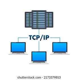 Tcp Ip Transmission Control Protocol Internet Stock Vector Royalty Free Shutterstock