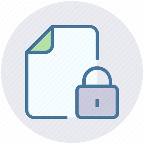 Document File Format Lock File Locked Icon Download On Iconfinder