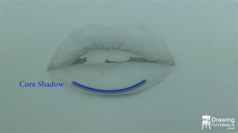 How To Draw Realistic Lips Glossy Lips My Drawing Tutorials