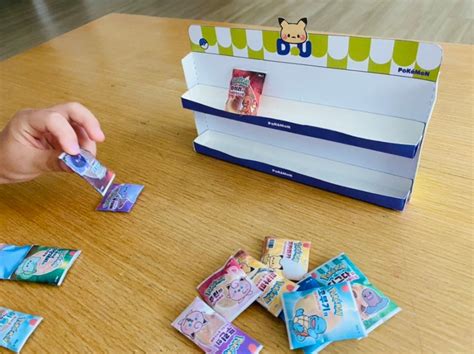 포켓몬빵 미니어처 만들기 편의점 놀이 따니네 만들기 도안 없음 네이버 블로그