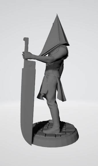 Stl File Pyramid Head Silent Hell 🎮 ・3d Printable Model To Download・cults