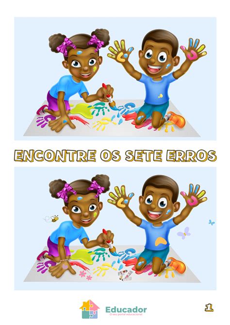 Jogos Dos 7 Erros Para Imprimir Educador