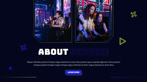 Dark Modern Game Industry PowerPoint Template Presentation Templates