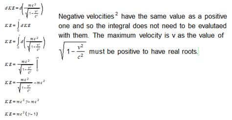 Derivation Of Relativistic Kinetic Energy Equation Tessshebaylo