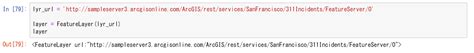 さわって覚える ArcGIS API for Python フィーチャ データ編 Esri Community