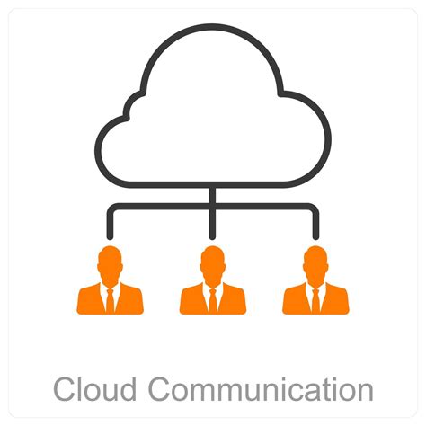 Cloud Communication And Cloud Storage Icon Concept 46101402 Vector Art At Vecteezy