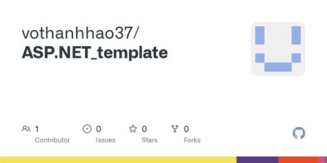 Github Vothanhhao37aspnettemplate