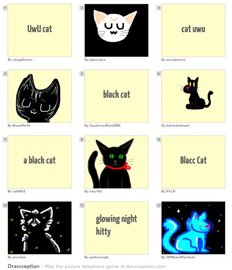 Uwu Cat Drawception