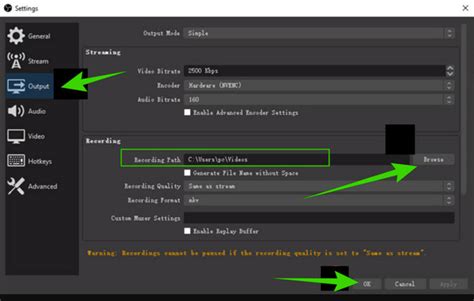 Where OBS Saves Recordings And How To Change The Location