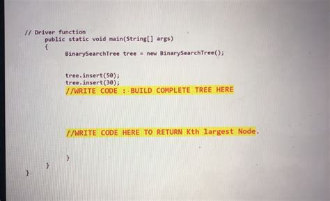 Solved Find And Return The Kth Largest Node In The Binary