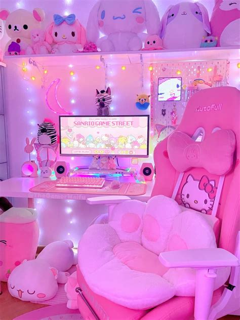 Hello Kitty Room Decor Hello Kitty Rooms Gamer Room Decor Cute Room