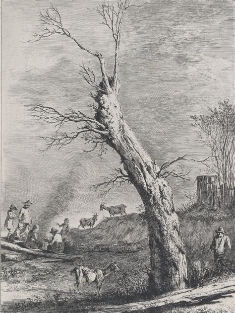 Winter After A Drawing Completed In Saint Chamond 1795
