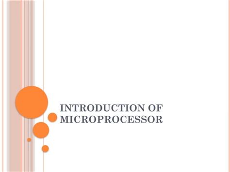 Lec 1 Intro To Mppptx Microprocessor And Microcontroller Pptx
