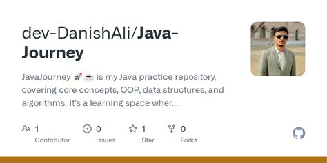 github dev danishali java journey javajourney 🚀☕ is my java practice repository covering