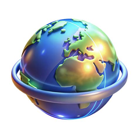 Global Connection A 3d Render Of Earths Interconnectivity 55853754 Png