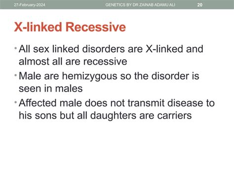 Basic Genetics Classification Of Genetic Diseases And Sickle Cell