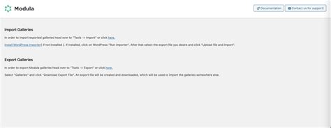 Import Export Page Dedsign Issue 492 WPChill Modula Lite GitHub