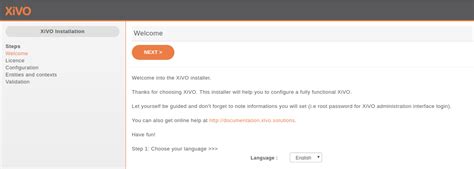 Running The Wizard — Xivo Solutions Documentation