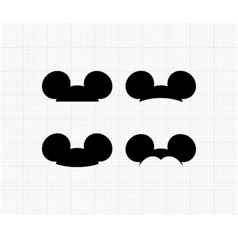 Mickey Mouse Svg Minnie Mouse Svg Svg Ears Font Svg Alphabet Images