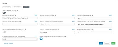 10 Logging And Aggregation — Automation Controller Administration