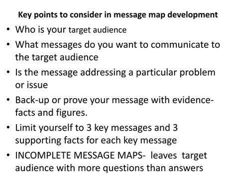 Ppt Guidance On Message Map Development Powerpoint Presentation Free Download Id 1604041