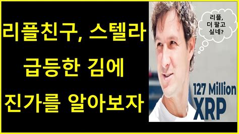 리플친구 스텔라의 급등에만 주목하지 말고 진가를 공부해봅시다 스텔라 도지 리플 바이낸스 Sec 비트코인 이더리움 재테크