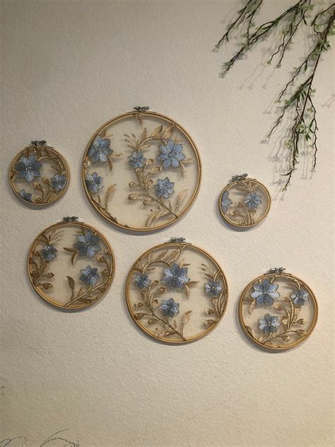 Embroidery Wall Decor Wall Art Wall Hangings Decorations Etsy