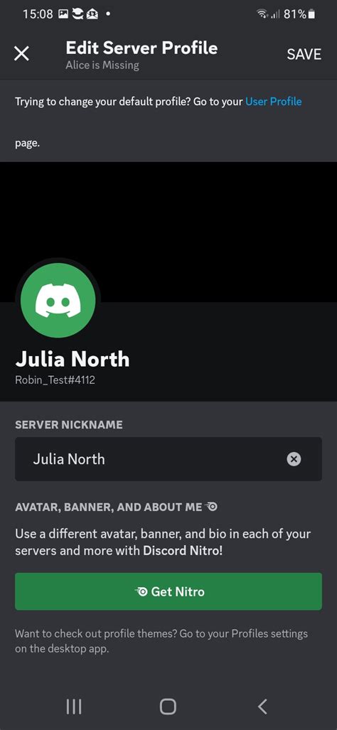How To Change A Server Nickname On Discord Russell S Rpg Resources