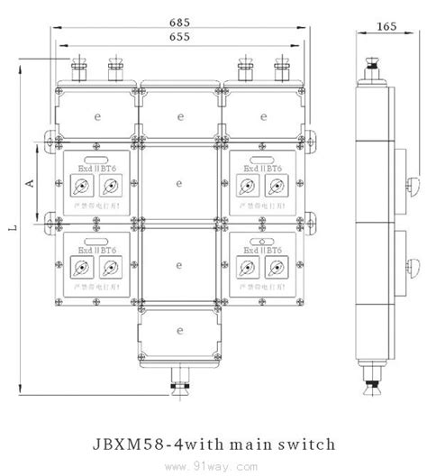 JBXM58系列防爆照明 光控 配电箱 报价 资料 上海华邦工业商务网 91way