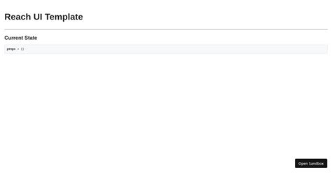 Reach Ui Template Codesandbox Reach Ui Template Codesandbox