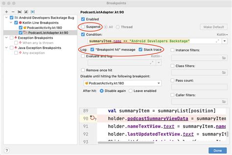 Android Debugging By Tutorials Chapter 2 Navigating Your Code With Breakpoints Kodeco